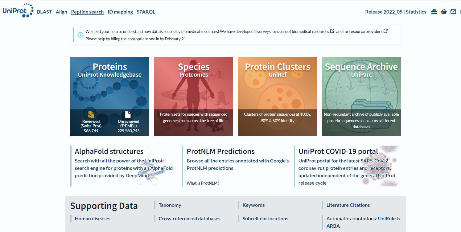 UniProt官网 - UniProt蛋白质数据库 | 药研导航