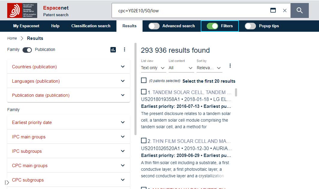 欧洲专利局专利信息资源及使用介绍 （二）Espacenet 数据库 | 药研导航